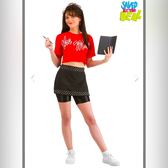 Tops | Kelly Kapowski Saved By The Bell Costume Halloween S | Poshmark